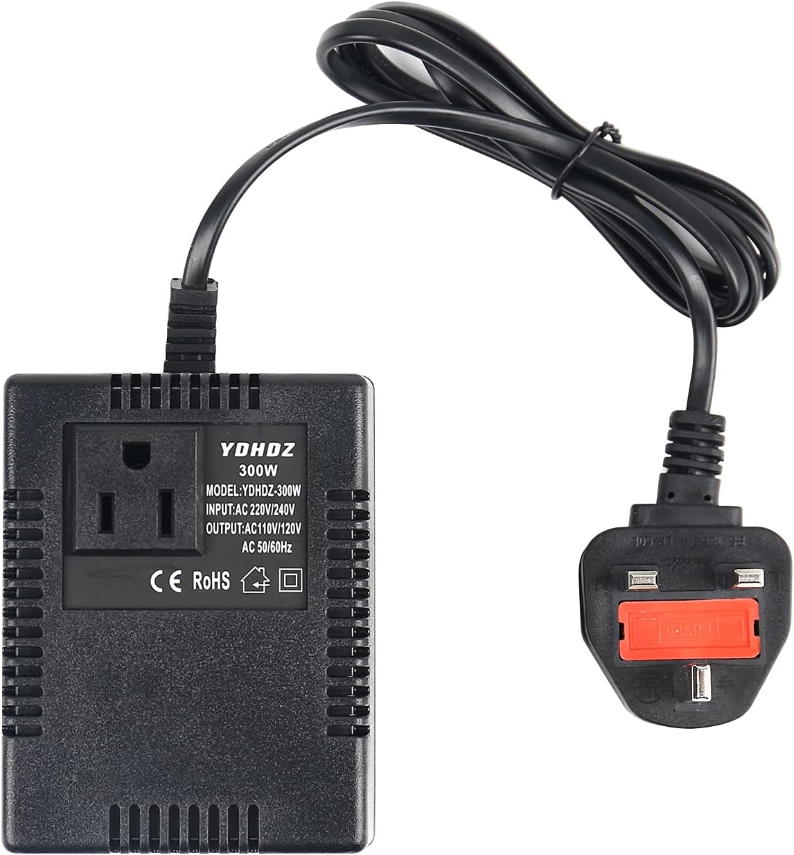 300W Step Down Power Adapter Voltage Converter, 220V/240V to 110V/120V ...