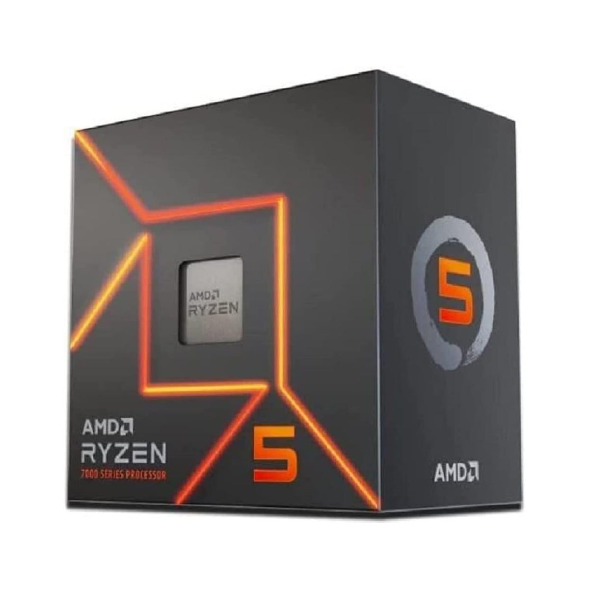 AMD Ryzen 5 7600 CPU AM5, 3.8GHz (5.1 Turbo), 6-Core, 38MB Cache, 7th ...