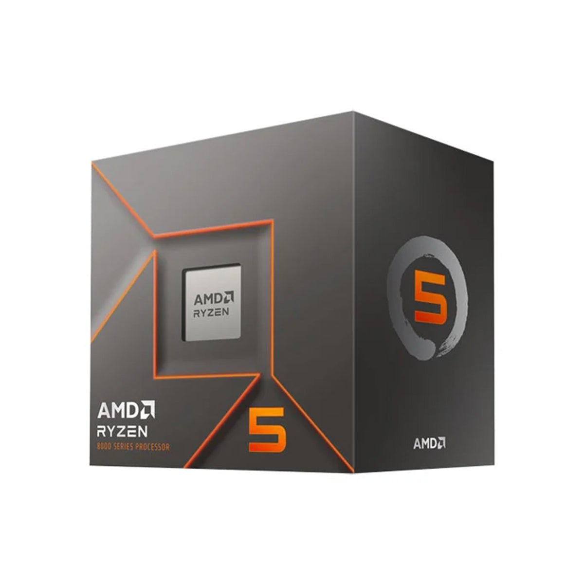 AMD Ryzen 5 8400F CPU Wraith Stealth Cooler, AM5, 4.7GHz, 6-Core, 8th ...