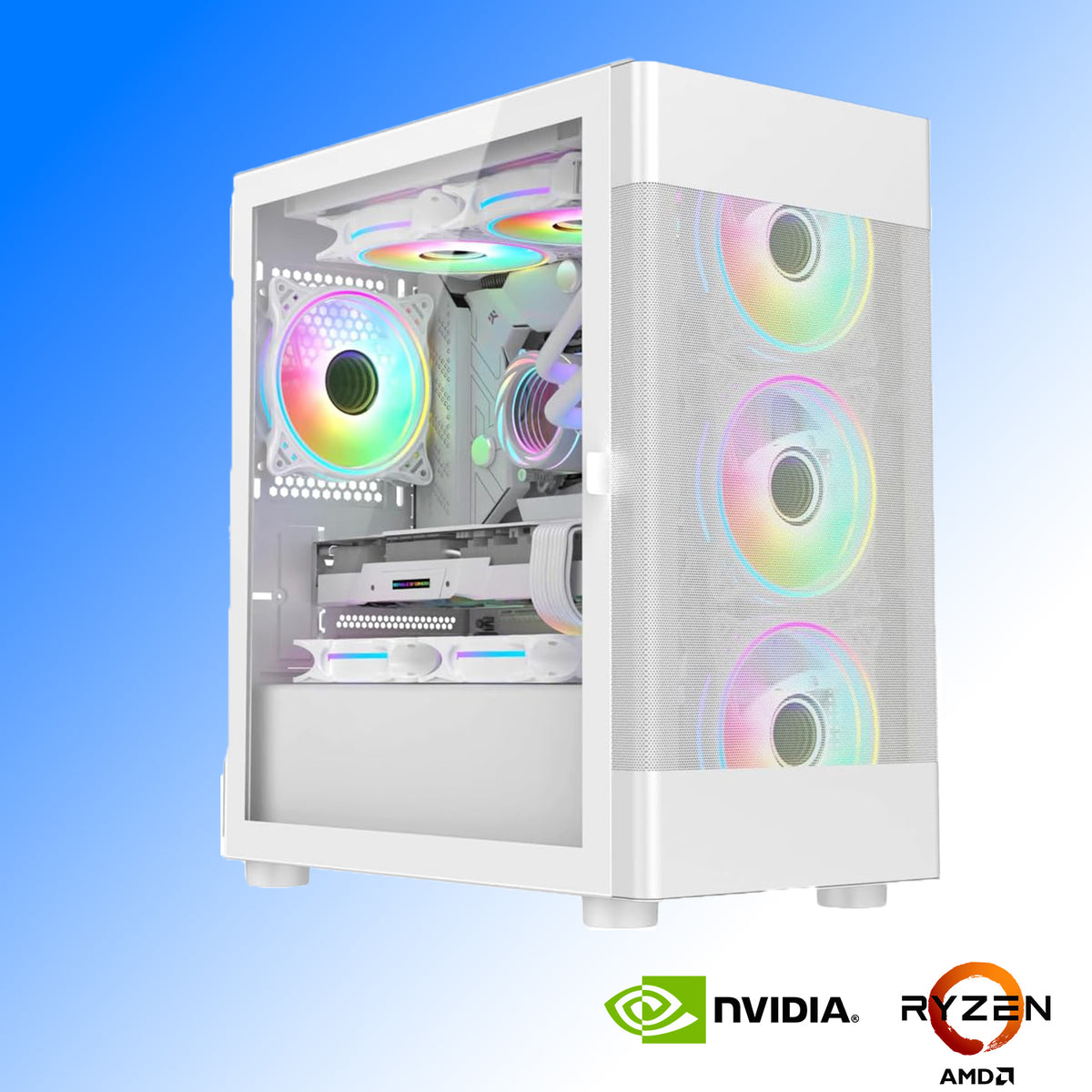 Warlord White Bone | Cheap Gaming PC | Custom Built Computer — Epsilon PC