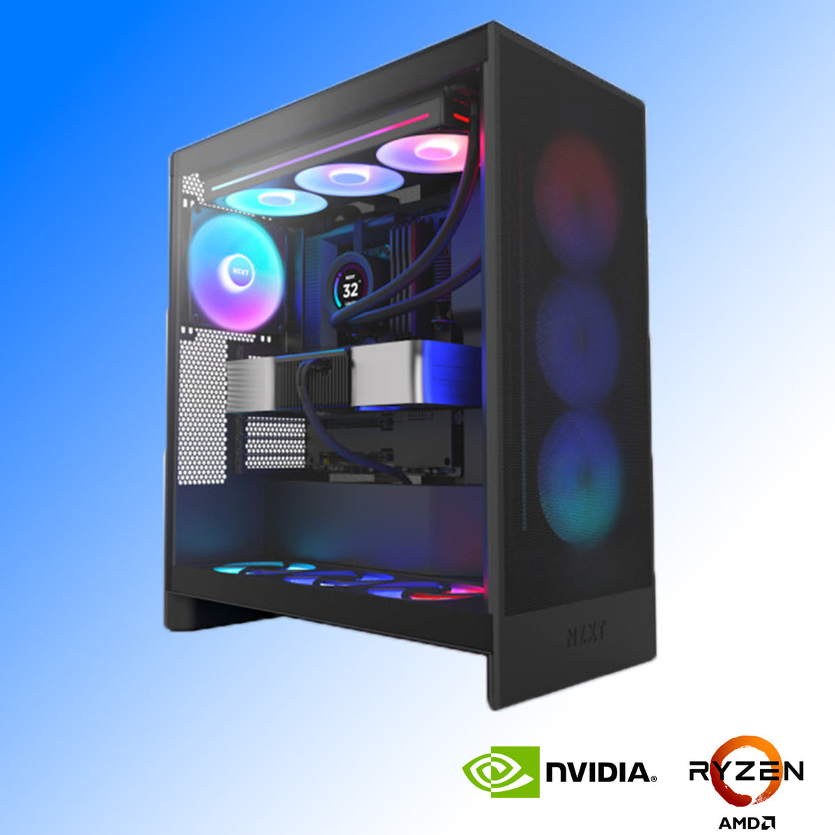 Warlord Black Panther | High End Gaming Desktop Computer | Ryzen 9 ...