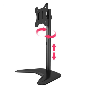 Universal Monitor Stand Adjustable Height 360 rotation with 45 degree ...