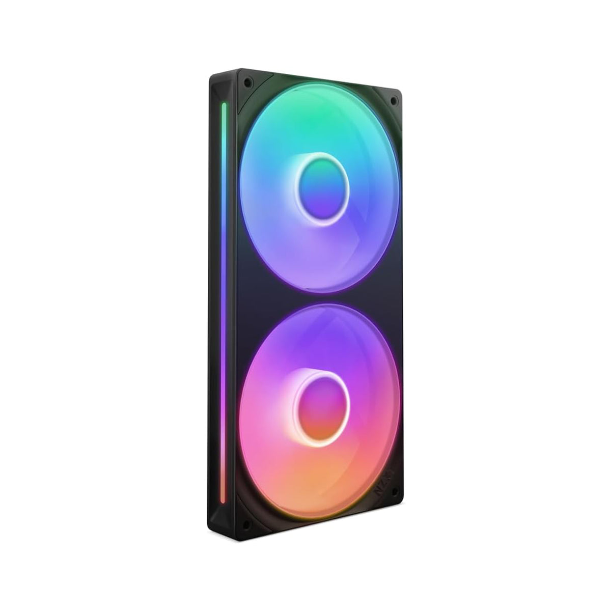 NZXT F240 RGB Core Case Fan 240mm PWM Uni-body Fan, 2 x 120mm RGB, Lig ...