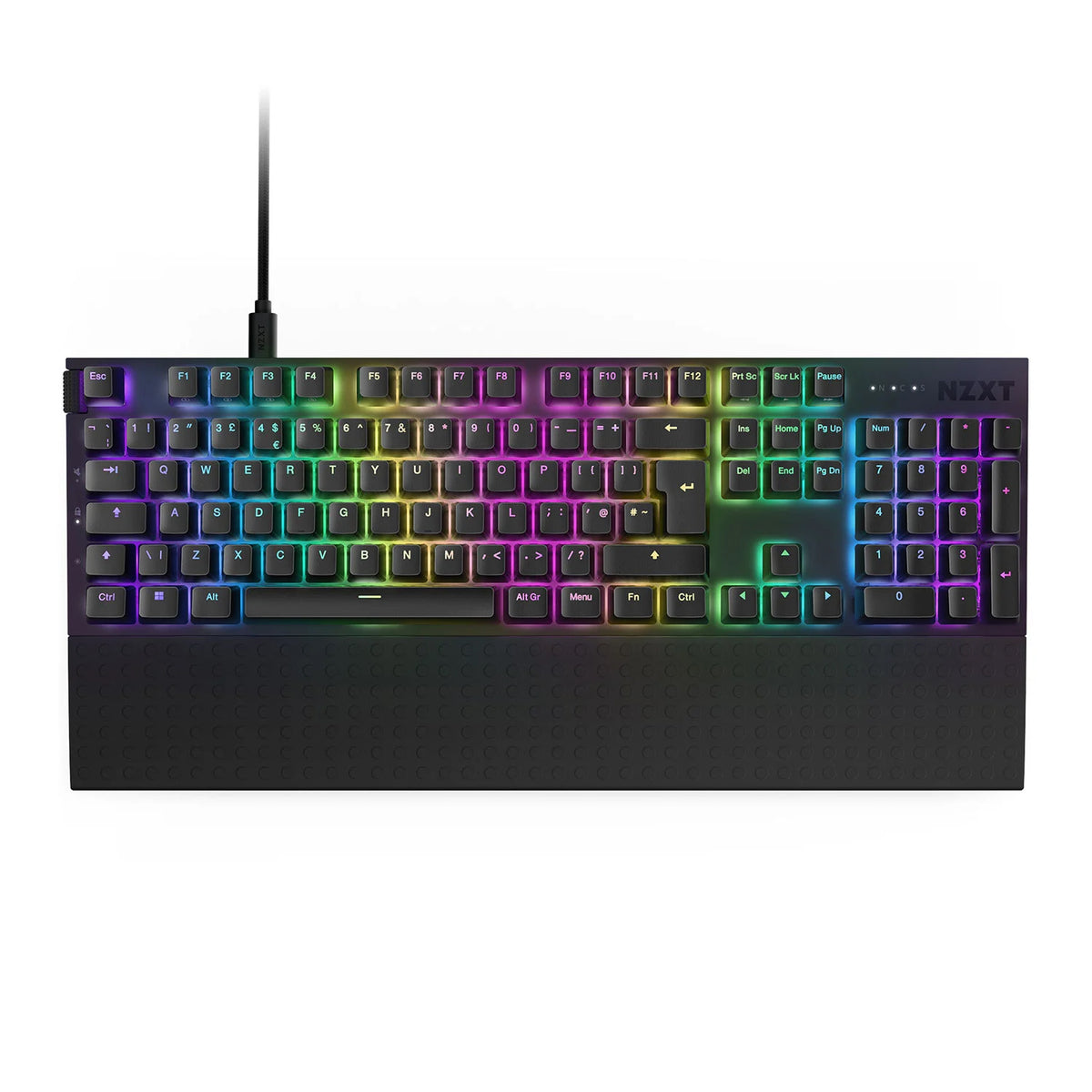 NZXT Function 2 Gaming Keyboard RGB Black NZXT SWIFT Optical Switch US ...