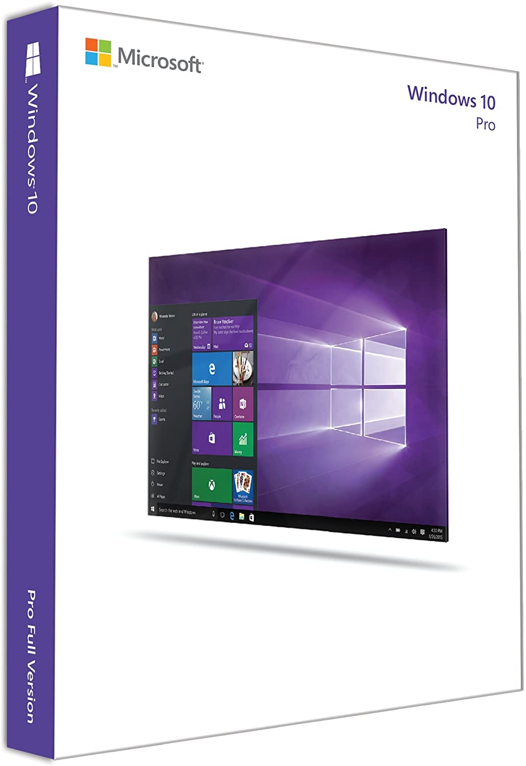 Windows 10 Professional Operating System 32 bit/64 bit English Interna ...